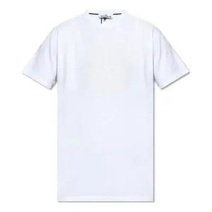 Stone Island Industrial Two Textured Print T-shirt - White