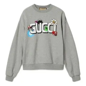 Gucci Cotton Jersey Sweatshirt With Graphic Print