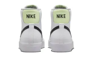 Nike Blazer Mid '77 High Top Sneakers - White/black/barely Volt