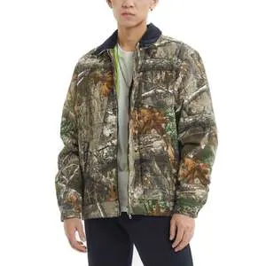 CONVERSE Quilted Camouflage Stand Collar Jacket