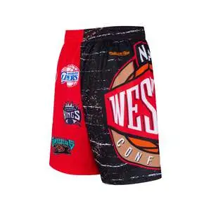 Mitchell & Ness X Nba Jumbotron 3.0 Shorts 'all-star West - Red/black