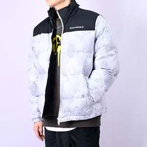 CONVERSE Short Down Jacket - Grey