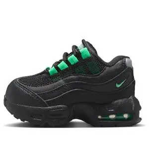 Nike Max 95 Recraft 'green Shock' Sneakers - Black/black/pearl Grey