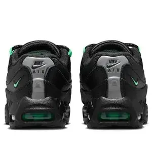 Nike Max 95 Recraft 'green Shock' Sneakers - Black/black/pearl Grey