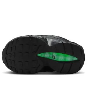 Nike Max 95 Recraft 'green Shock' Sneakers - Black/black/pearl Grey