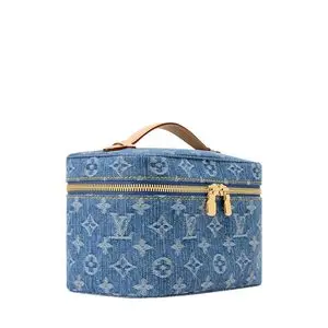 LOUIS VUITTON Monogram Denim Vanity Case - Blue
