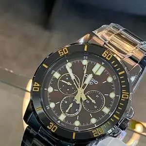 Casio Classic Analog Watch With Stainless Steel Strap - Black