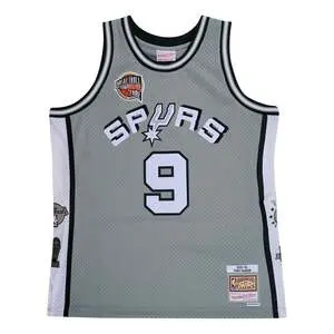 Mitchell & Ness Nba San Antonio Spurs Hall Of Fame Swingman Jersey Tony Parker 9 - Grey