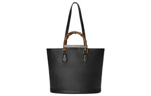 Gucci Diana Medium Tote Bag With Bamboo Handles - Black