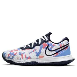 Nike Nike Court Air Zoom Vapor Cage 4 Camouflage Athletic Shoes White/blue/red