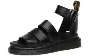 Dr. Martens Vintage Platform Strappy Sandals - Black