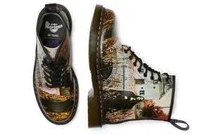 Dr. Martens Black Sabbath X 1460 8-eye Combat Boots - Multicolor/black