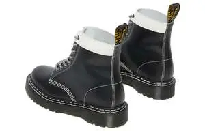 Dr. Martens Pascal Bex Leather Contrast Lace Up Boots - Black