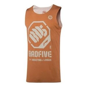 LI-NING Badfive Logo Basketball Jersey - Orange/white