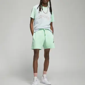 JORDAN Solid Color Logo Knit Shorts