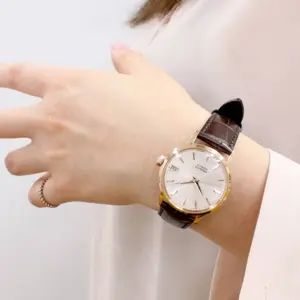 SEIKO Presage Automatic Watch With Brown Leather Strap