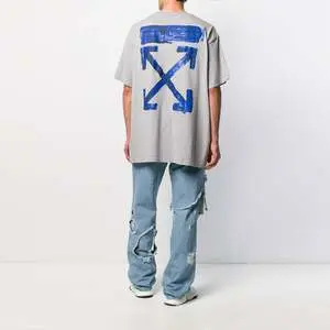 Off-White Arrows Oversized Short-sleeved T-shirt - Grey