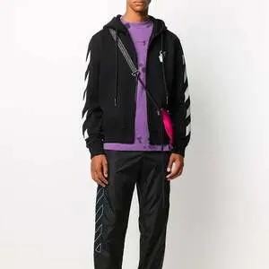 Off-White Hands Arrow Zip-up Hoodie
