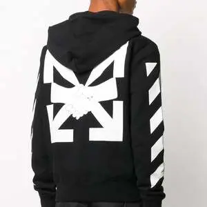 Off-White Hands Arrow Zip-up Hoodie