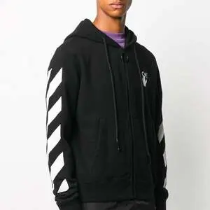 Off-White Hands Arrow Zip-up Hoodie