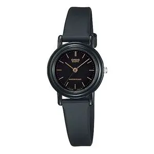 Casio Stainless Steel Strap Analog Watch - Black