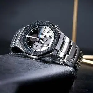 Casio Edifice Solar Powered Chronograph Watch With Sapphire Crystal