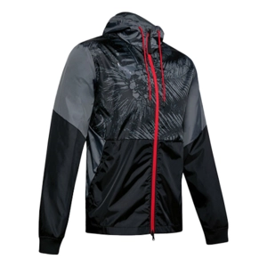 Under Armour Project Rock Legacy Windbreaker Jacket - Grey/black/red