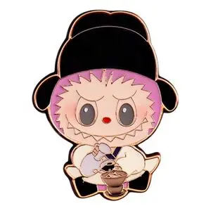 POP MART The Monsters Labubu Let's Have Fun Together Badge - Multi-color