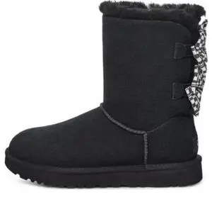 UGG Checkered Bow Boots