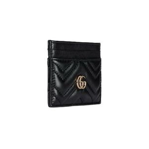Gucci 26 Gg Marmont Card Holder Wallet - Black