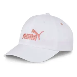 PUMA Essential Baseball Cap - White/pink