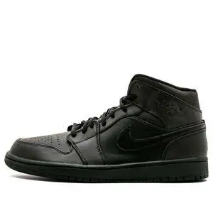 JORDAN 1 Mid White - Black