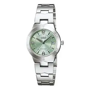 Casio Quartz Analog Watch With Stainless Steel Band - Green