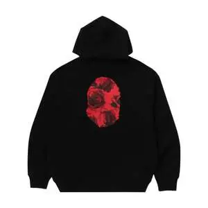 A BATHING APE Floral Camo Ape Head Relaxed Fit Pullover Hoodie
