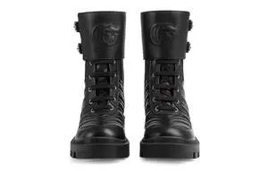 Gucci Frances Interlocking G Combat Boots