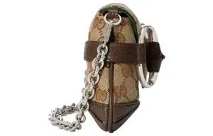 Gucci Horsebit Chain Small Shoulder Bag - Beige/ebony