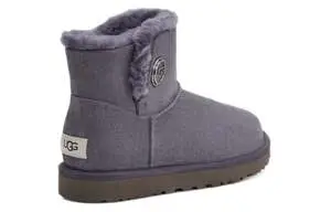 UGG Mini Bailey Snaps 'purple Grey