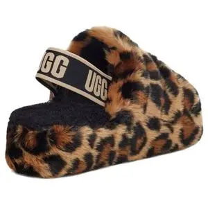 UGG Fluff Yeah Leopard Slides