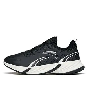 ANTA Run Collection Fleeced Sneakers - Black/white