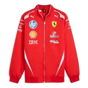 PUMA Scuderia Ferrari Replica Driver's Bomber Jacket - Puma Red