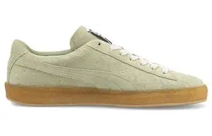 PUMA Suede Crepe Embroidered Sneakers - Green/brown