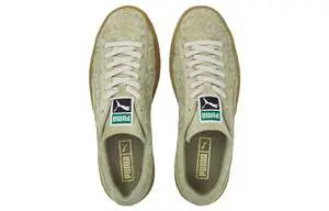 PUMA Suede Crepe Embroidered Sneakers - Green/brown