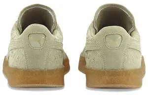 PUMA Suede Crepe Embroidered Sneakers - Green/brown