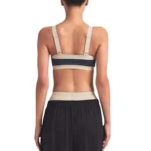 Nike X Skims Matte Shine Mix Straight-neck Bra