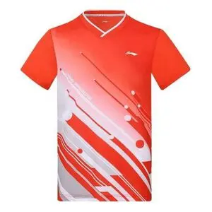 LI-NING National Team Table Tennis Jersey - Red/white