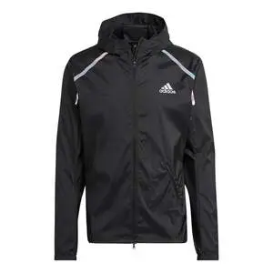 Adidas Sporty Hooded Jacket With Logo Detailing - Default Colorway