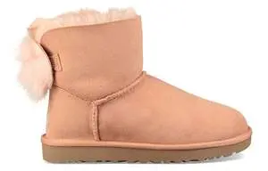 UGG Fluff Bow Mini Boots