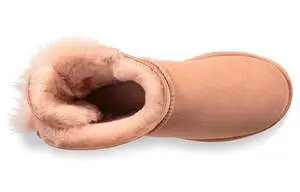 UGG Fluff Bow Mini Boots
