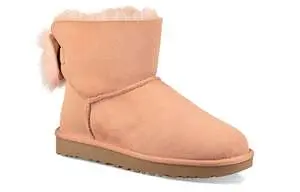 UGG Fluff Bow Mini Boots