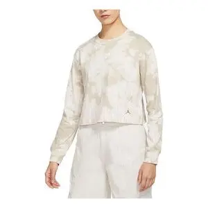 JORDAN Air Breathable Tie & Dye Long Sleeve T-shirt - Gray